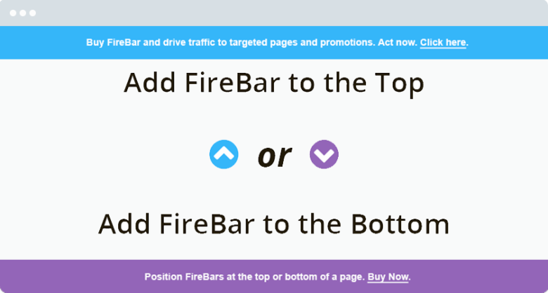 FireBar - Notification Bars - DraftPress