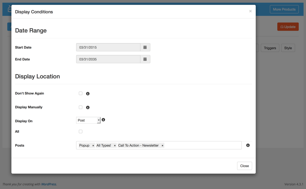 display-conditions - DraftPress