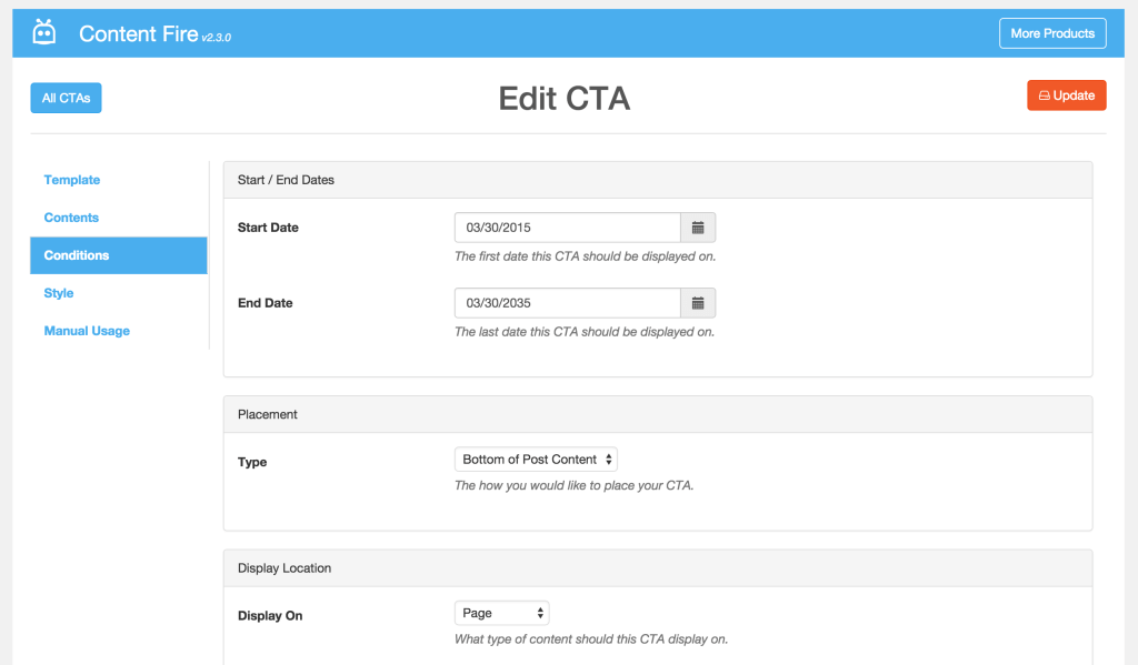 conditions - DraftPress