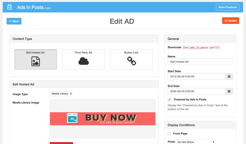 edit ad - DraftPress